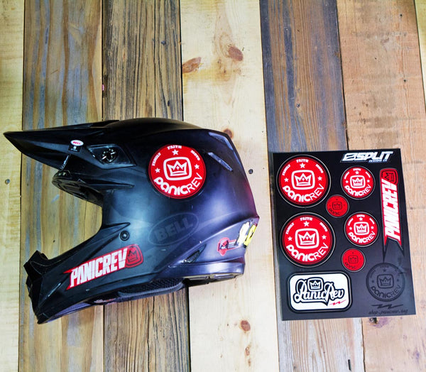 PanicREV Helmet Stickers - PanicRev